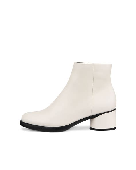Women S ECCO Sculpted Lx 35 Leather Mid Cut Boot Beige