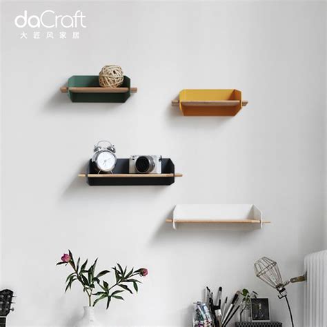大匠风北欧房间墙上创意海鸥置物架卧室ins风马卡龙挂墙装饰壁挂 虎窝淘