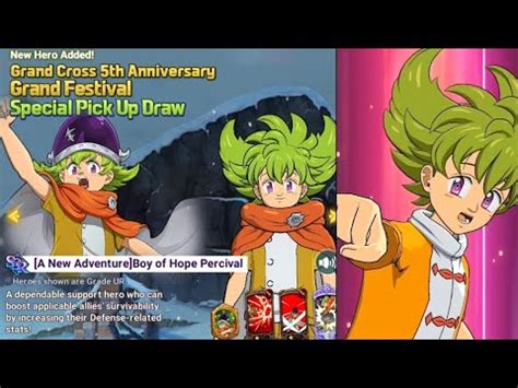F2P PERCIVAL SUMMONS Seven Deadly Sins Grand Cross YouTube