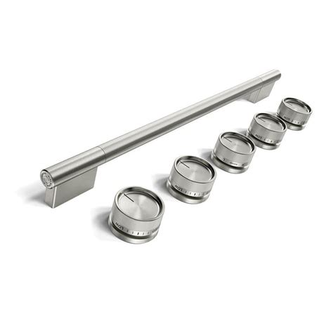 Kitchenaid Stainless Steel Slide In Convection Range Handle And Knob