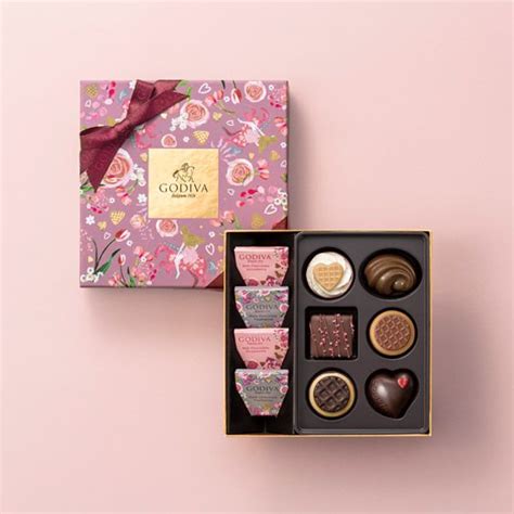 Godivaパッケージデザイン【2024】 バレンタイン スイーツ チョコレートの箱 クリエイティブなパッケージデザイン