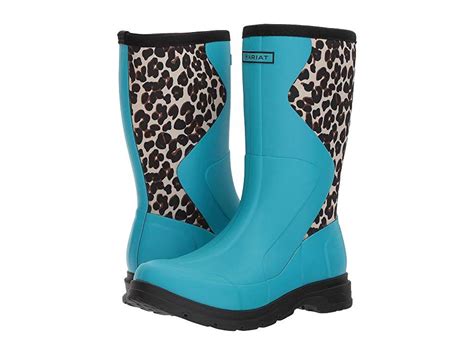 Ariat Springfield Rubber Boot Womens Waterproof Boots Bright Aqua
