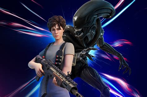 2000x1333 Resolution Ripley And The Xenomorph Fortnite 2000x1333