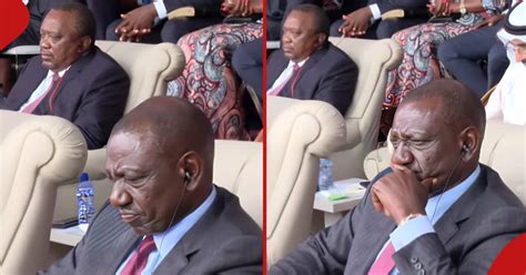 Uhuru Kenyatta Sits Meters Away From William Ruto In Drc Video
