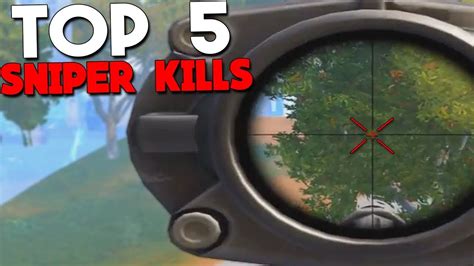 Top 5 Sniper Kills Pubg Mobile Youtube