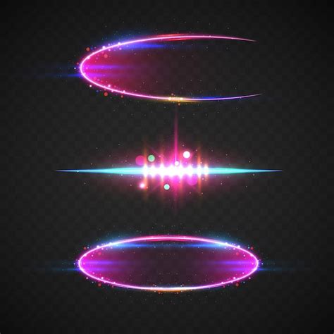 Free Vector Realistic Lens Flare Elements Collection