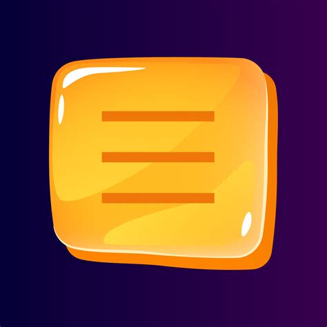 Burger App Menu Glossy Ui Button With Pixelated Icon Vector Art At Vecteezy