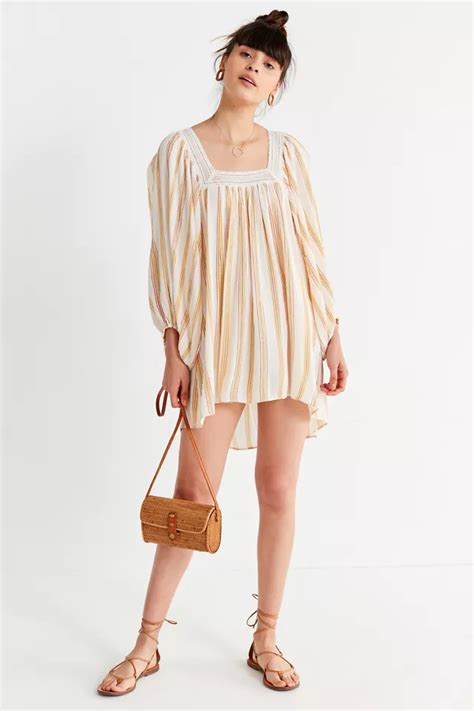 Uo May Crochet Swing Dress Urban Outfitters
