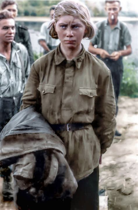 A Female Soviet Soldier Captured By The Wehrmacht By Klimbims On