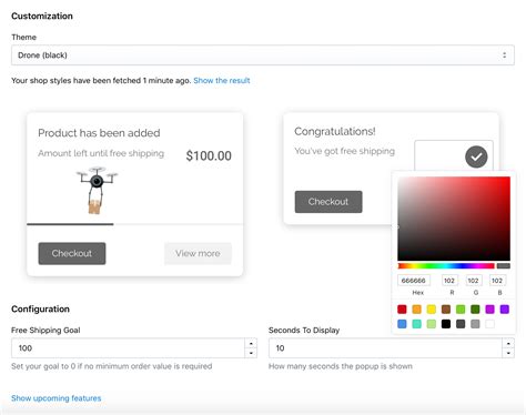 how to customize your popup free shipping popup knowledge base