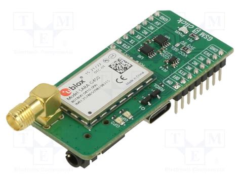 Gsm 5 Click Mikroe Click Board Prototype Board Comp Sara G450