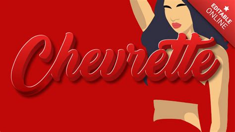 Chevrette Love Text Effect Generator