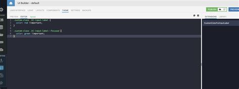 Ui Element Modifications Ui Builder Backendless Support