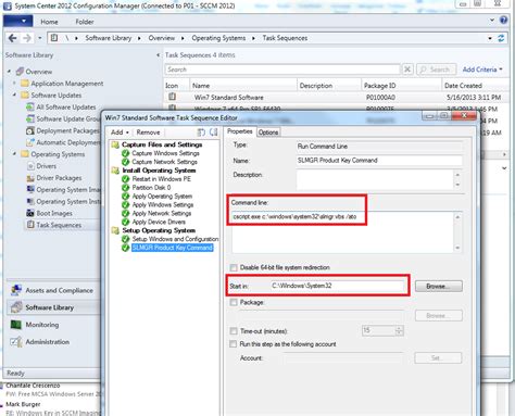 My It Space Activate Windows 7 Pro With Mak Key Via Sccm 2012 Task Sequence