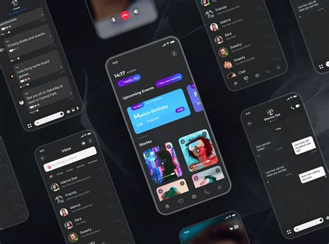 Messenger App Prototype Behance