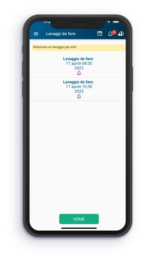 Funzionalità Lavami App