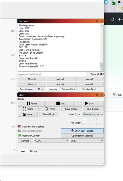 Newbie Help Laser Will Not Home Arkypita LaserGRBL Discussion GitHub