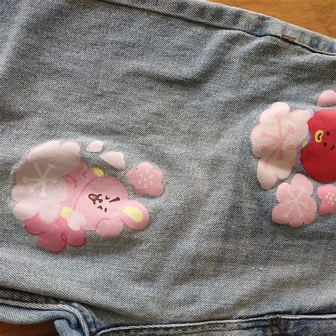 Hot Topic Jeans Nwt Bts Bt2 Cherry Blossom Mom Jeans Poshmark