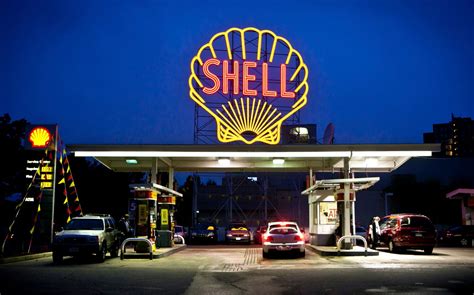 Shell Gas Station Sign