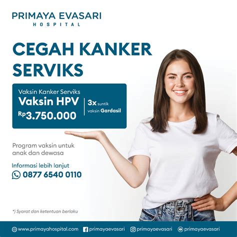 Vaksin Kanker Serviks Primaya Hospital