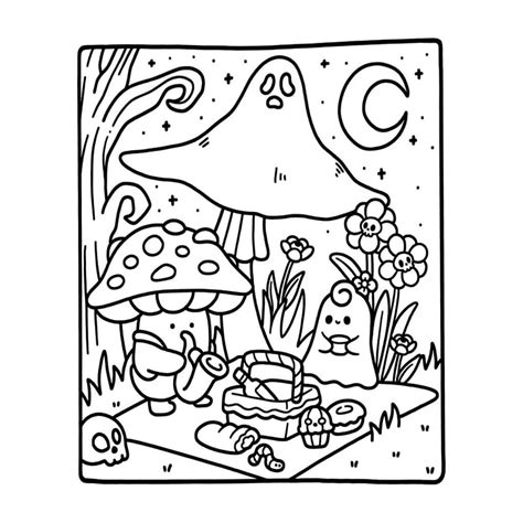 Spooky Cutie Boyama Sayfaları Boyama Online