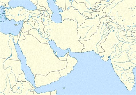 Southwest Asia Physical Features Map Review Assessment