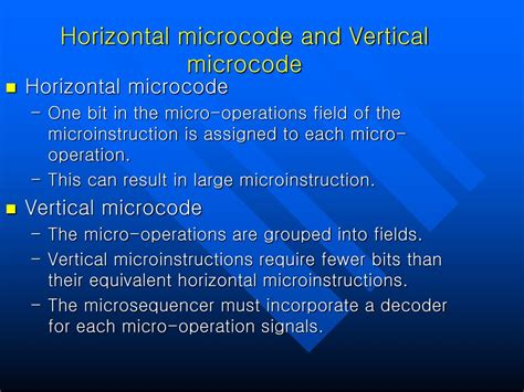 Ppt Chapter 7 Microsequencer Control Unit Design Powerpoint