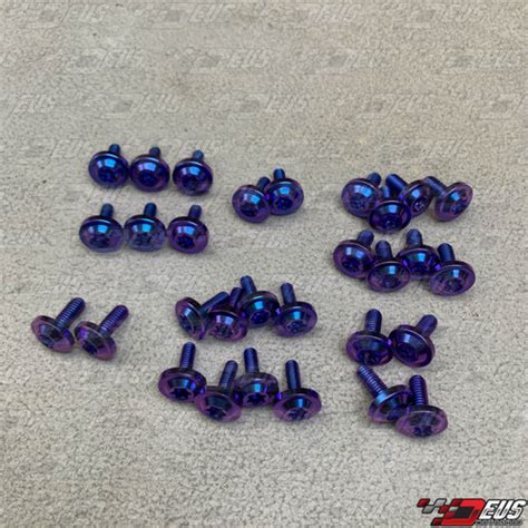 Jual Paket Baut Titanium Set Full Body Ninja RR Bodi Windshield