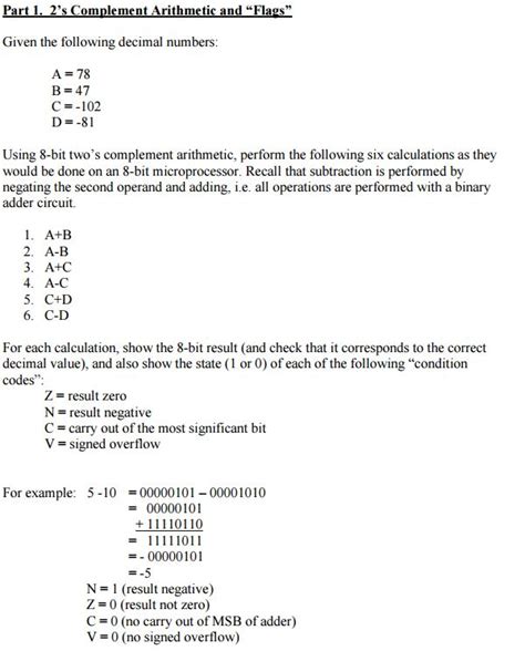 Solved Given The Following Decimal Numbers A B Chegg
