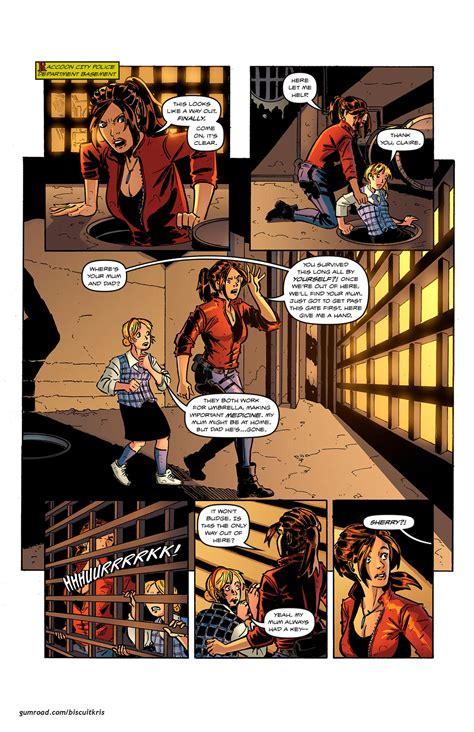 Resident Evil 2: Scenario G, Page 02/67 by BiscuitKris on DeviantArt