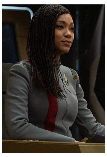 Sonequa Martin Star Trek Discovery Season 04 Grey Jacket