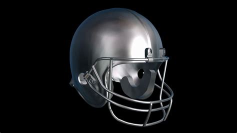 Spinning Silver Football Helmet Motion Background 0010 Sbv 300018955
