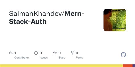 GitHub SalmanKhandev Mern Stack Auth