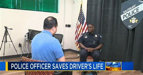 North Carolina Officer Honored After Rescuing Unconscious Driver From