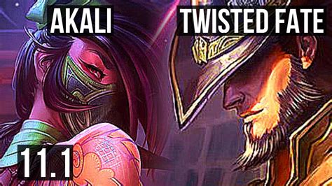 Akali Vs Twisted Fate Mid Rank 3 Rank 2 Akali 1514 Legendary