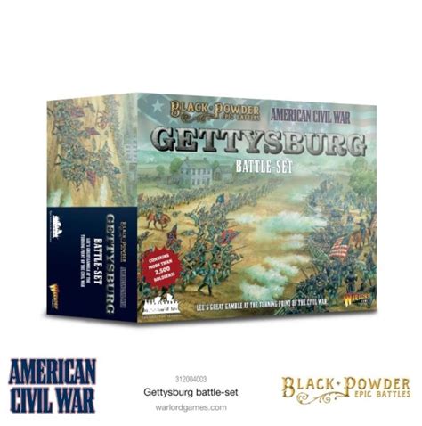 Black Powder Epic Battles American Civil War Gettysburg Battle Set