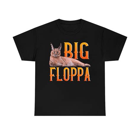 Big Floppa Meme T Shirt Caracal Cat T Shirt Funny Big Floopa Dank