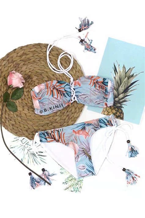 Oem Hot Sale Thong Swimwear Women Missadola Fashionable Print Lace Up