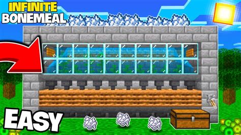 New Minecraft Bedrock 121 Zero Tick Bonemeal Farm 2024 Working Youtube
