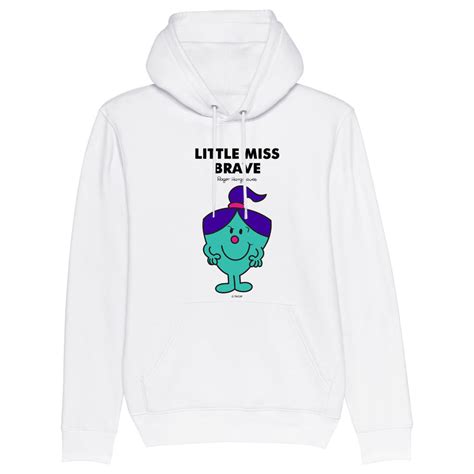 little miss brave organic hoodie