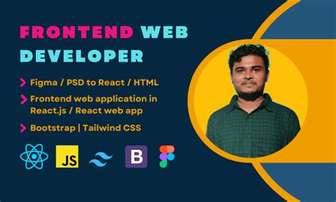 Develop A Responsive Website For You As Frontend Web Coder Using React