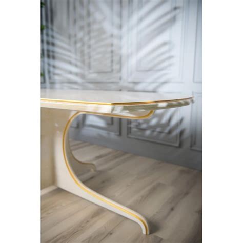 Mid Century Style Edna Wood White Dining Table Chairish