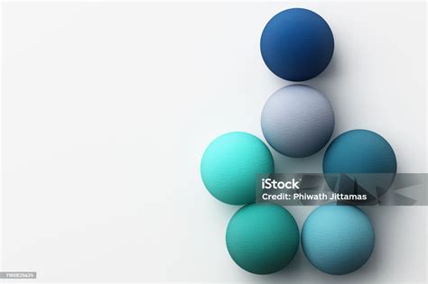 흰색 배경에 패브릭 텍스처와 다채로운 파란색 현실적인 구체의 집합입니다 3d 렌더링 0명에 대한 스톡 사진 및 기타 이미지