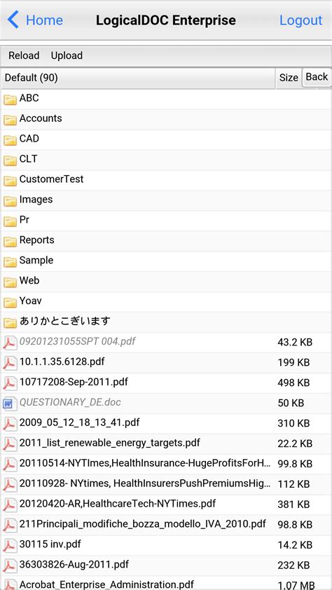 LogicalDOC New Web Interface For Mobile Devices LogicalDOC Blog