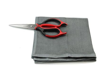Tupperware Schneidebrett Schere Ergonomic Rot Schwarz Glastuch
