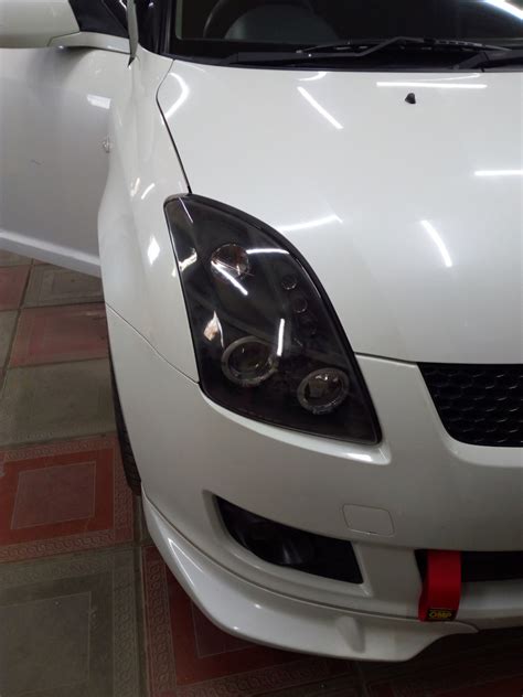 Фары и клыки на бампер. — Suzuki Swift (2G), 1,2 л, 2009 года ...
