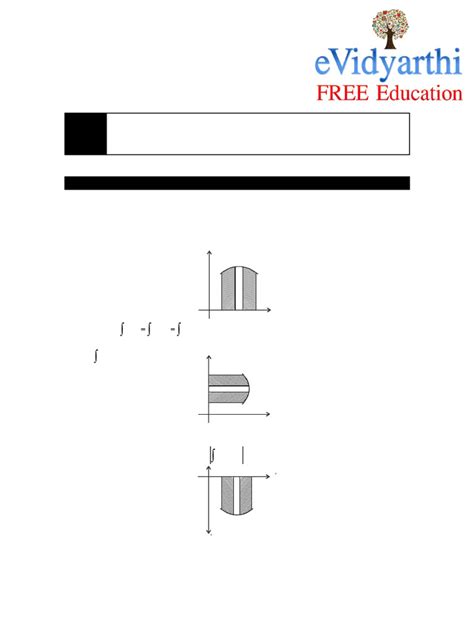 Class 12 Chapter 8 Maths Important Formulas Pdf Area Integral