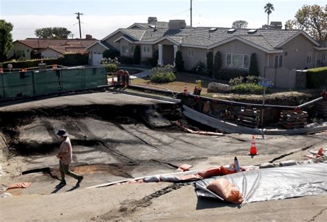 In California City Hit By Landslides Slipping May Not Be Stoppable