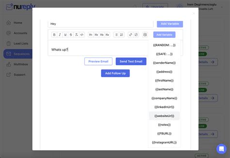 Spintax Custom Random And SAFE Variables NuReply Support