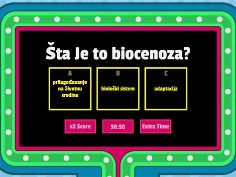 Gameshow Kviz Biologija 6 Razred Televizijski Kviz